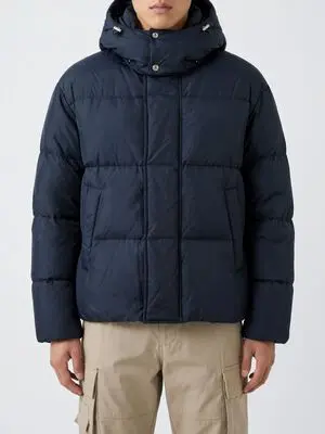 Dsquared2 Hooded Technical Fabric Puffer Jacket With High Neck
