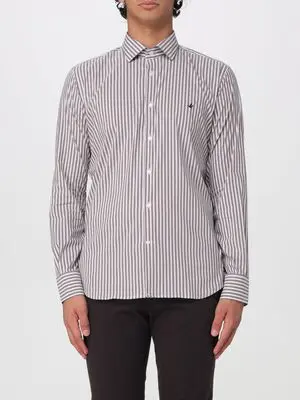 BROOKSFIELD Striped Cotton Shirt With French Collar - Fa01