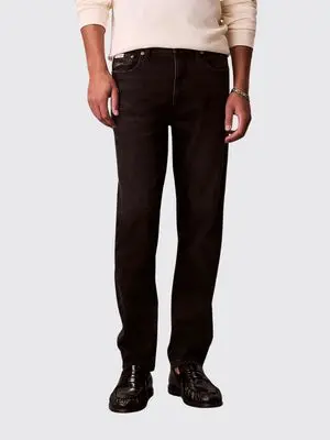 Calvin Klein Tapered Fit Mid-rise Cotton Denim Jeans