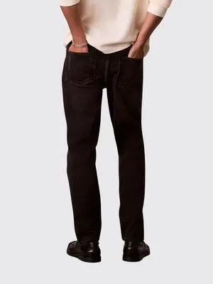 Calvin Klein Tapered Fit Mid-rise Cotton Denim Jeans