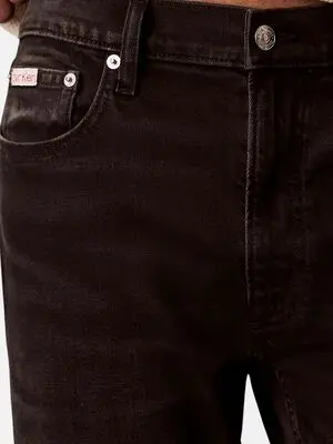 Calvin Klein Tapered Fit Mid-rise Cotton Denim Jeans