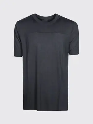 THOM KROM Crew-neck Short-sleeved T-shirt In Viscose Blend - Black