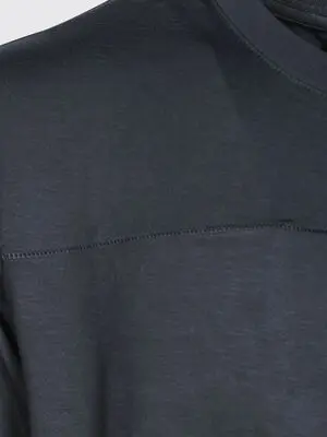 THOM KROM Crew-neck Short-sleeved T-shirt In Viscose Blend - Black
