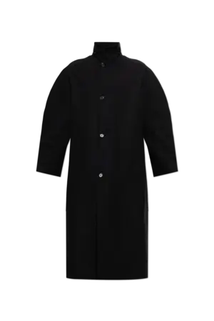 JIL SANDER Wool Coat - Black