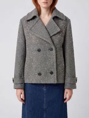 GOLDEN GOOSE Coat - Grey