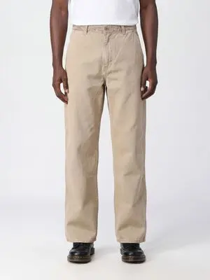 A.p.c. Dan Wide-leg Cotton Denim Jeans With Mid-rise Waist - Mastic