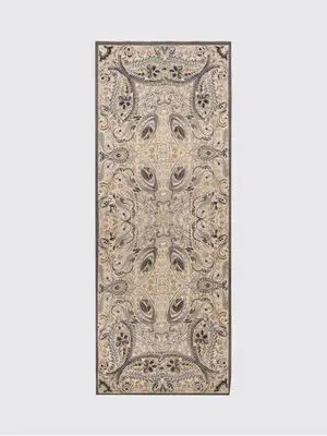 Etro Paisley Print Wool, Cashmere And Silk-blend Scarf - Beige