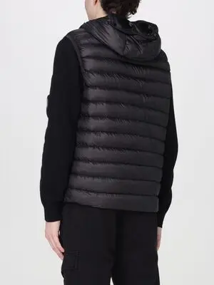 C.P. COMPANY Quilted Nylon Padded Gilet With Hood And Iconic Goggle Lenses