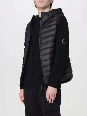 C.P. COMPANY Quilted Nylon Padded Gilet With Hood And Iconic Goggle Lenses
