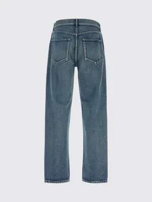 THE ROW Mid-rise Straight Leg Jeans In Cotton Denim With Five Pockets