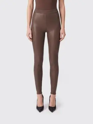 Balenciaga High-waisted Skinny Fit Leggings In Jersey With Elasticated Waist - Brown