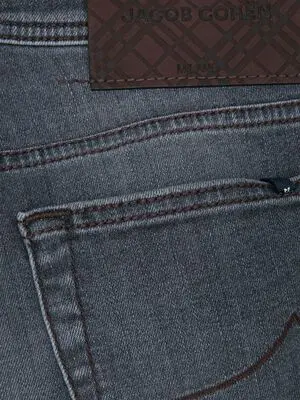 JACOB COHЁN Mid-rise Skinny Fit Jeans In Cotton Denim