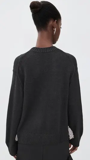 SIMONMILLER Roni Metallic Tassel Sweater
