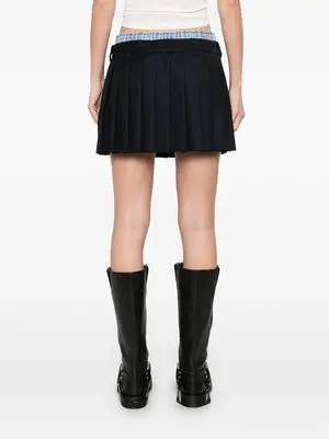 Miu Miu Pleated Mini Skirt