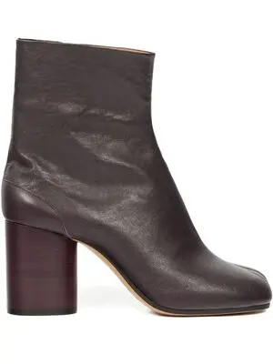 MAISON MARGIELA Tabi Leather Ankle Boots - Multicolor
