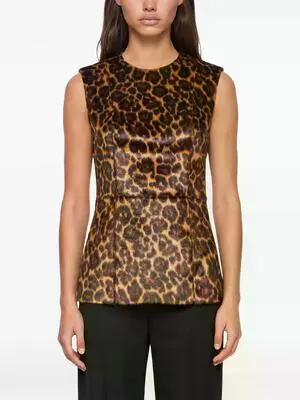 DARKPARK Leopard-print Sleeveless Top