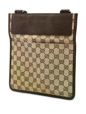 Gucci 2000-2015 Gg Canvas Web Crossbody Bag