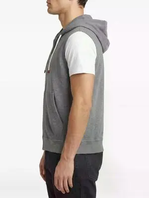 Brunello Cucinelli Sleeveless Zip-up Hoodie