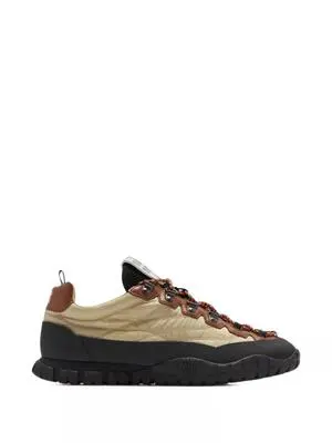 Miu Miu Tyre Technical Fabric And Leather Sneakers