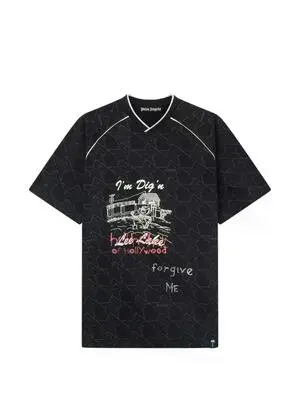 Palm Angels Starry Palm Allover Reg T-shirt