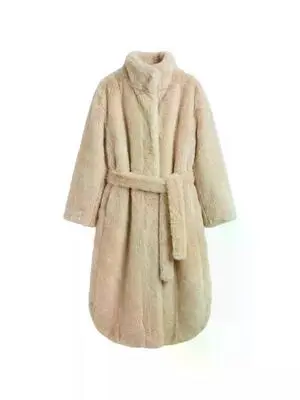THE FRANKIE SHOP Ravello Faux-fur Robe Coat - Neutrals