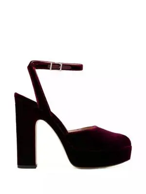 Fendi After 9 Velvet Sandals