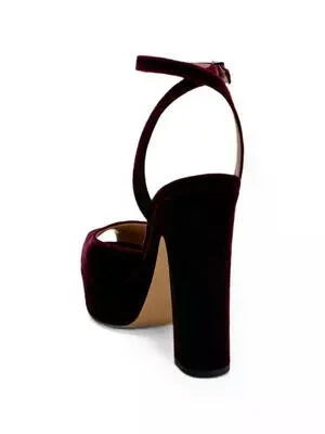 Fendi After 9 Velvet Sandals