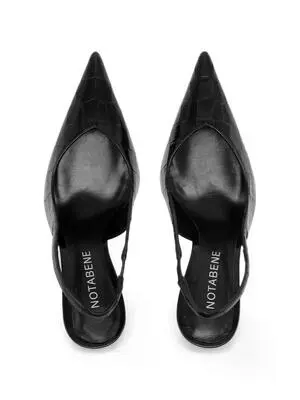 NOTABENE Anais Leather Slingback Pumps