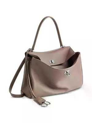 Balenciaga Medium Rodeo Leather Tote Bag - Neutrals