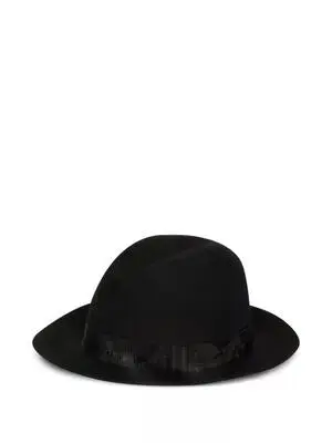 JEAN PAUL GAULTIER Borsalino Bow-detail Hat - Black