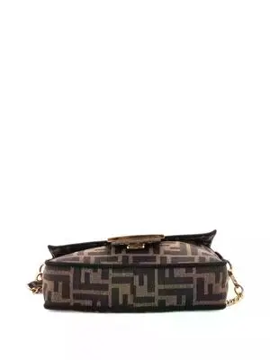 Fendi Baguette Nm Bag Zucca Canvas Mini Crossbody Bag