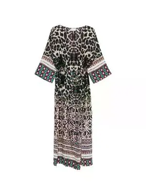 PIERRE-LOUIS MASCIA Leopard-print Silk Maxi Dress