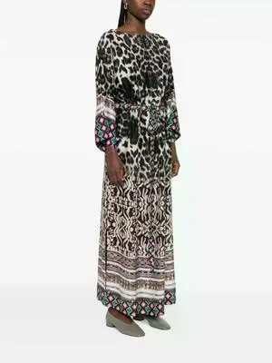 PIERRE-LOUIS MASCIA Leopard-print Silk Maxi Dress