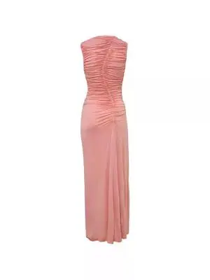 Acler Gillan Ruched Maxi Dress - Pink