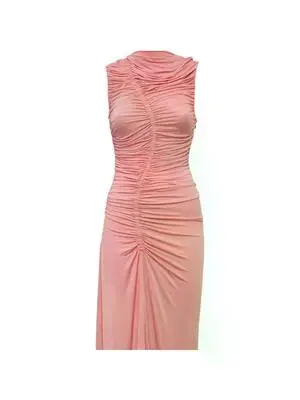 Acler Gillan Ruched Maxi Dress - Pink