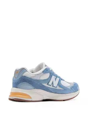 NEW BALANCE 2010 Suede-panelled Sneakers - Blue