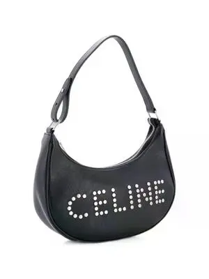 Celine Ava Bag Studded Leather Medium Shoulder Bag