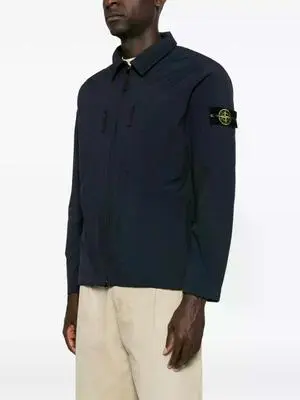 Stone Island Logo-patch Zip-up Jacket