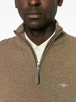 Gant Quarter-zip Wool Sweater