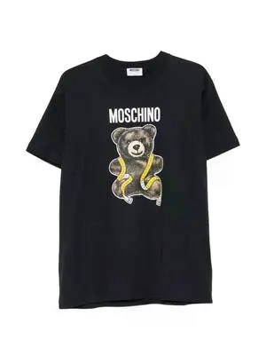 Moschino Teddy Bear Logo-print T-shirt - Blue