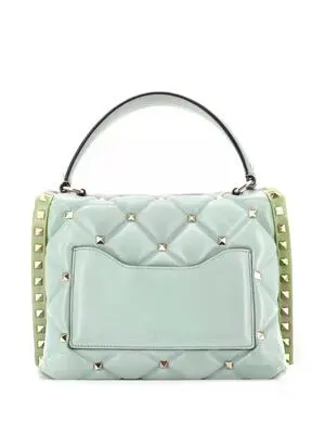 Valentino Garavani Candystud Top Handle Bag Leather Medium Shoulder Bag