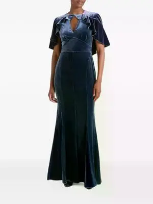 TEMPERLEY LONDON Ashcombe Maxi Dress - Blue