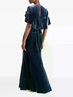 TEMPERLEY LONDON Ashcombe Maxi Dress - Blue