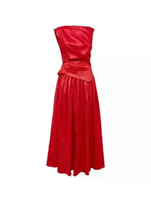 Acler Robakker Draped Pleated Dress