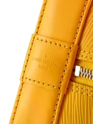LOUIS VUITTON Alma Handbag Epi Leather Mm Satchel - Yellow