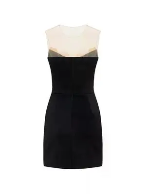David Koma 3d Flower Tulle Mini Dress