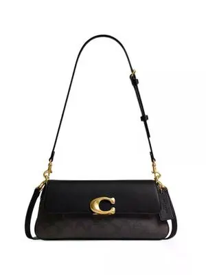COACH Jet Signature Shoulder Bag - Brown