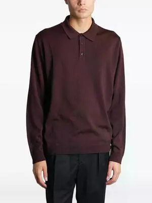ROBERTO COLLINA Long-sleeve Polo Shirt