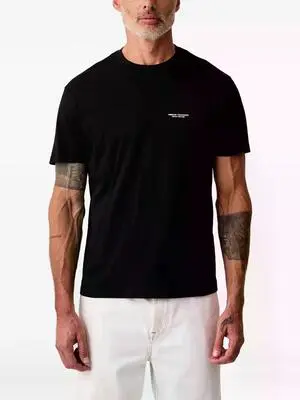 Armani Exchange Logo-print T-shirt - Black