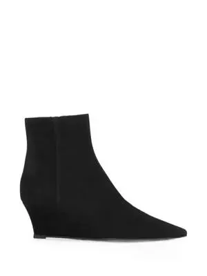 NOTABENE Elma Suede Ankle Boots - Black